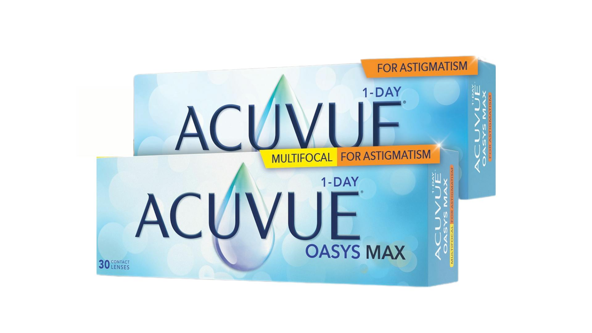 J&J Launches Acuvue Oasys Max 1-Day Multifocal for Astigmatism, Contact Lens - Eyewire+